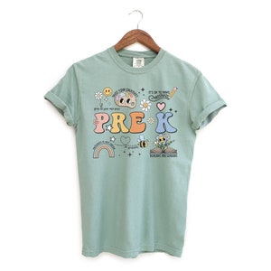Comfort Colors® Prek Teacher Shirt, Pre-k Teachers Tee, Back to School ...