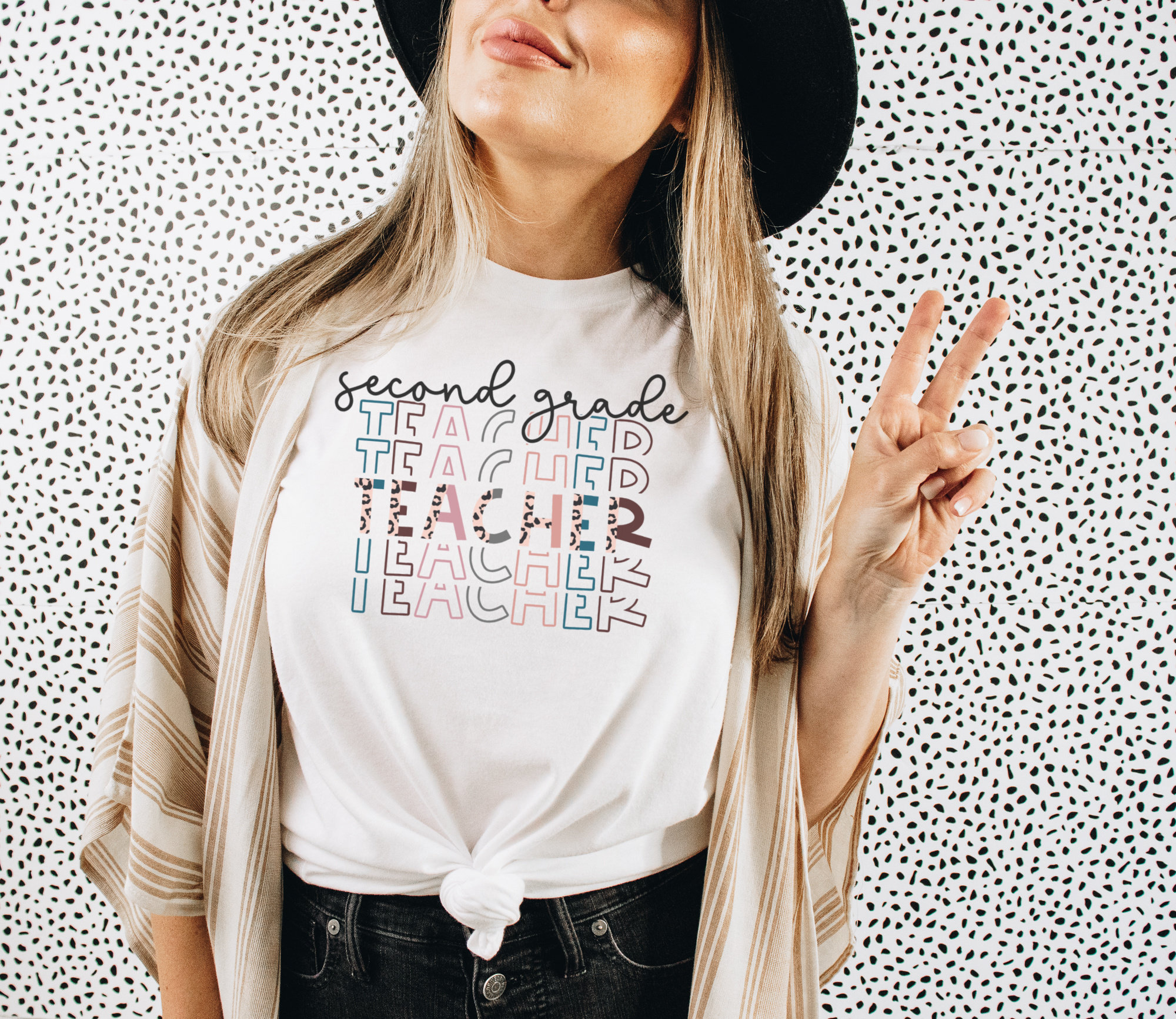 Second Grade Teacher Shirt Hello 2nd Grade Teaching Shirts | Etsy