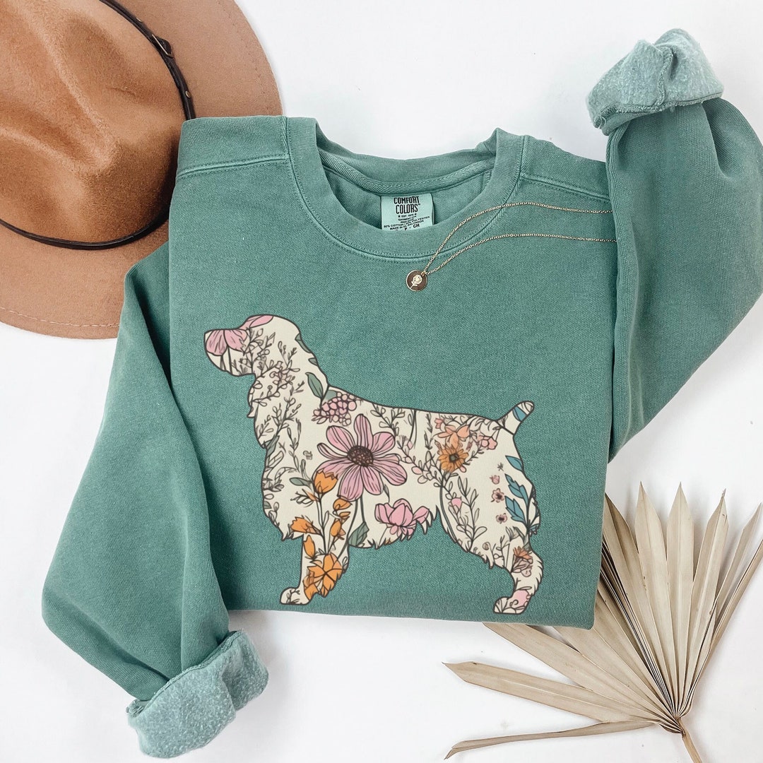 Comfort Colors® English Springer Spaniel Sweatshirt, Dog Mom Crewneck ...