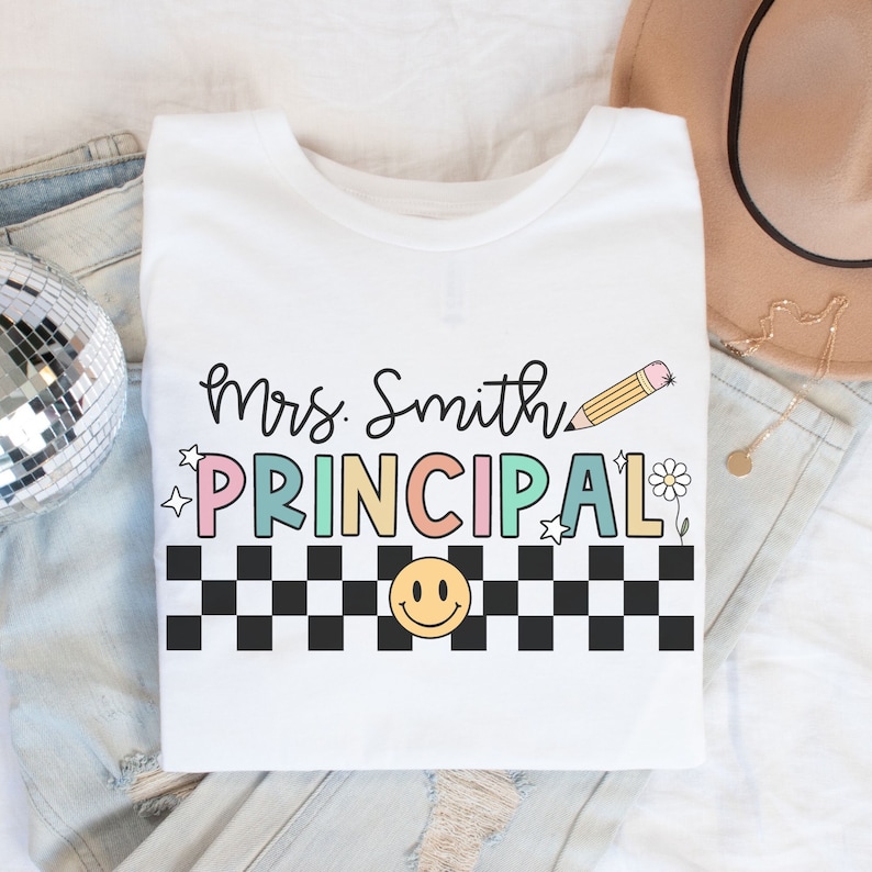 Custom Principal Shirt, Personalized School Principal Tshirt ...