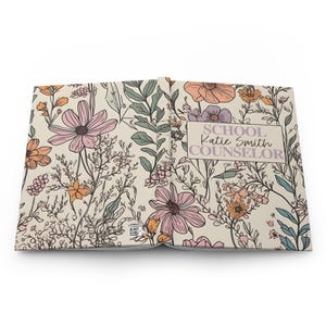 Custom School Counselor Notebook, Personalized Counselor Journal ...