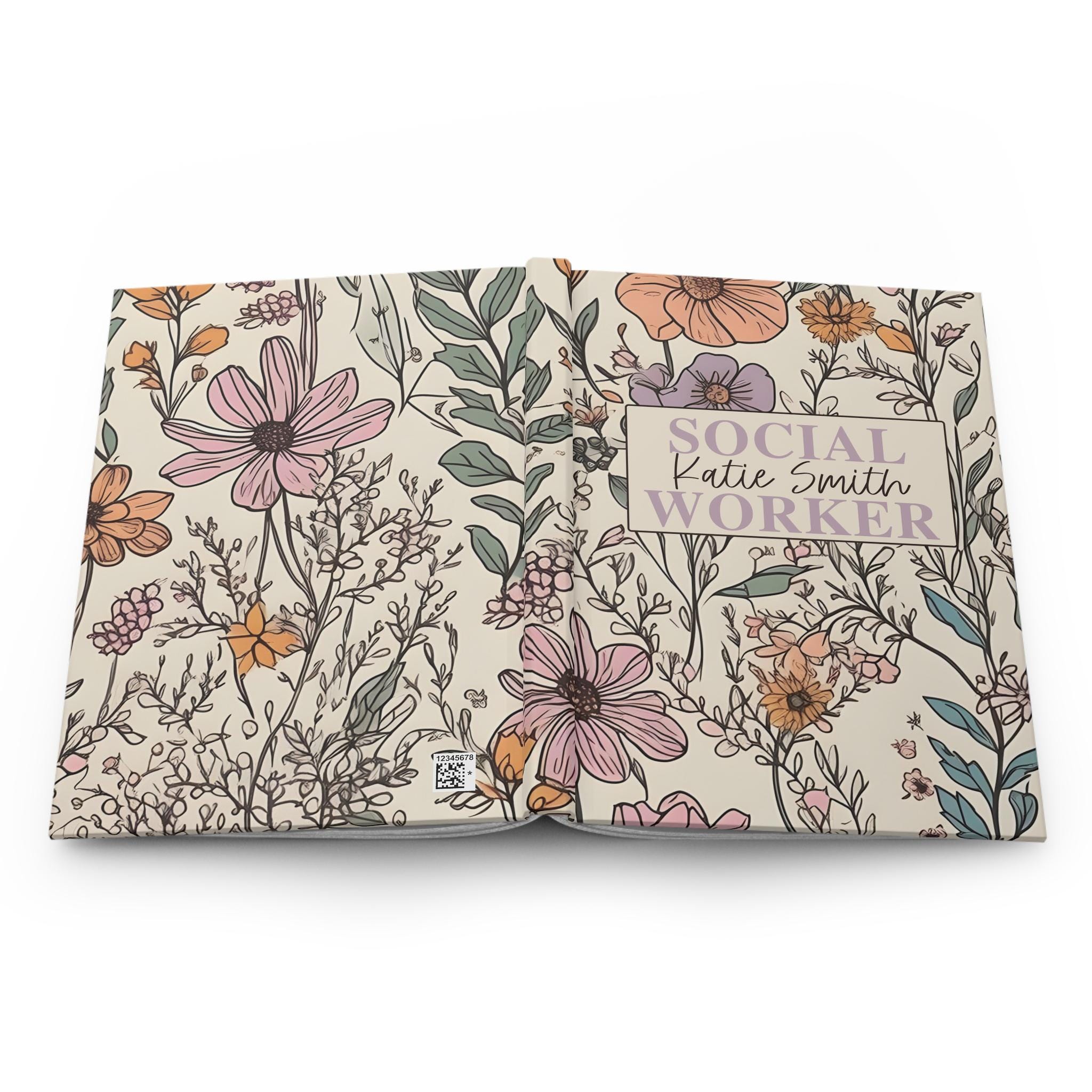 Custom Social Worker Journal, Personalized Social Worker Gift, LCSW ...
