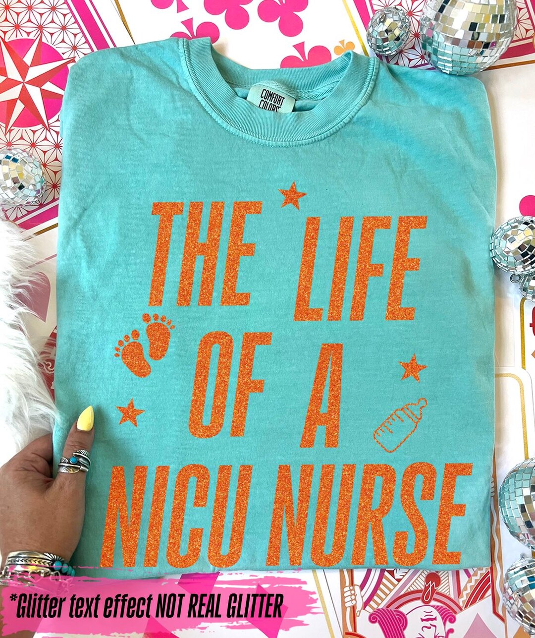 The Life of a NICU Nurse Shirt, Comfort Colors® Neonatal ICU Nurse Life ...