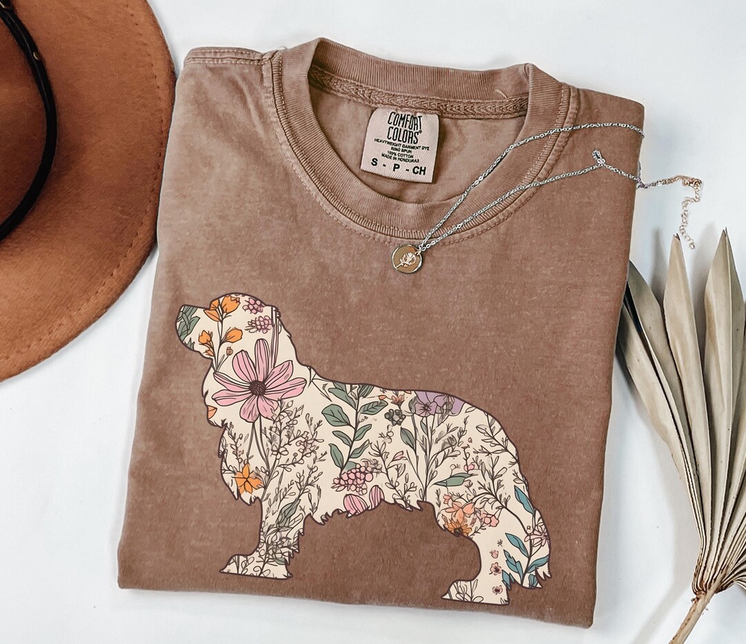 Comfort Colors® Cavalier King Charles Spaniel Shirt, Gift for Cavlier ...