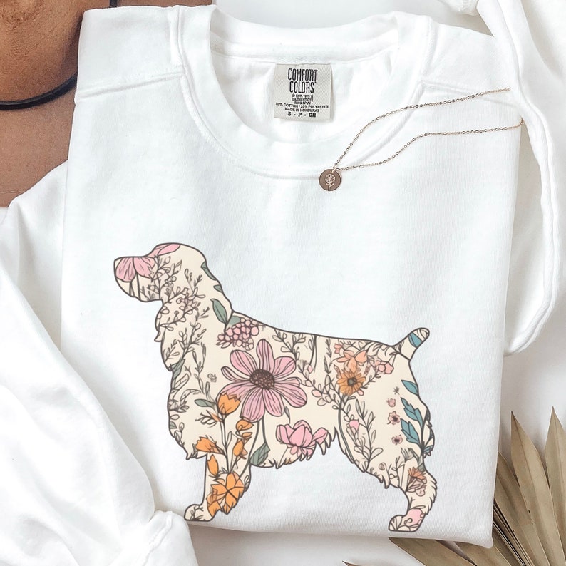 Comfort Colors® English Springer Spaniel Sweatshirt, Dog Mom Crewneck ...