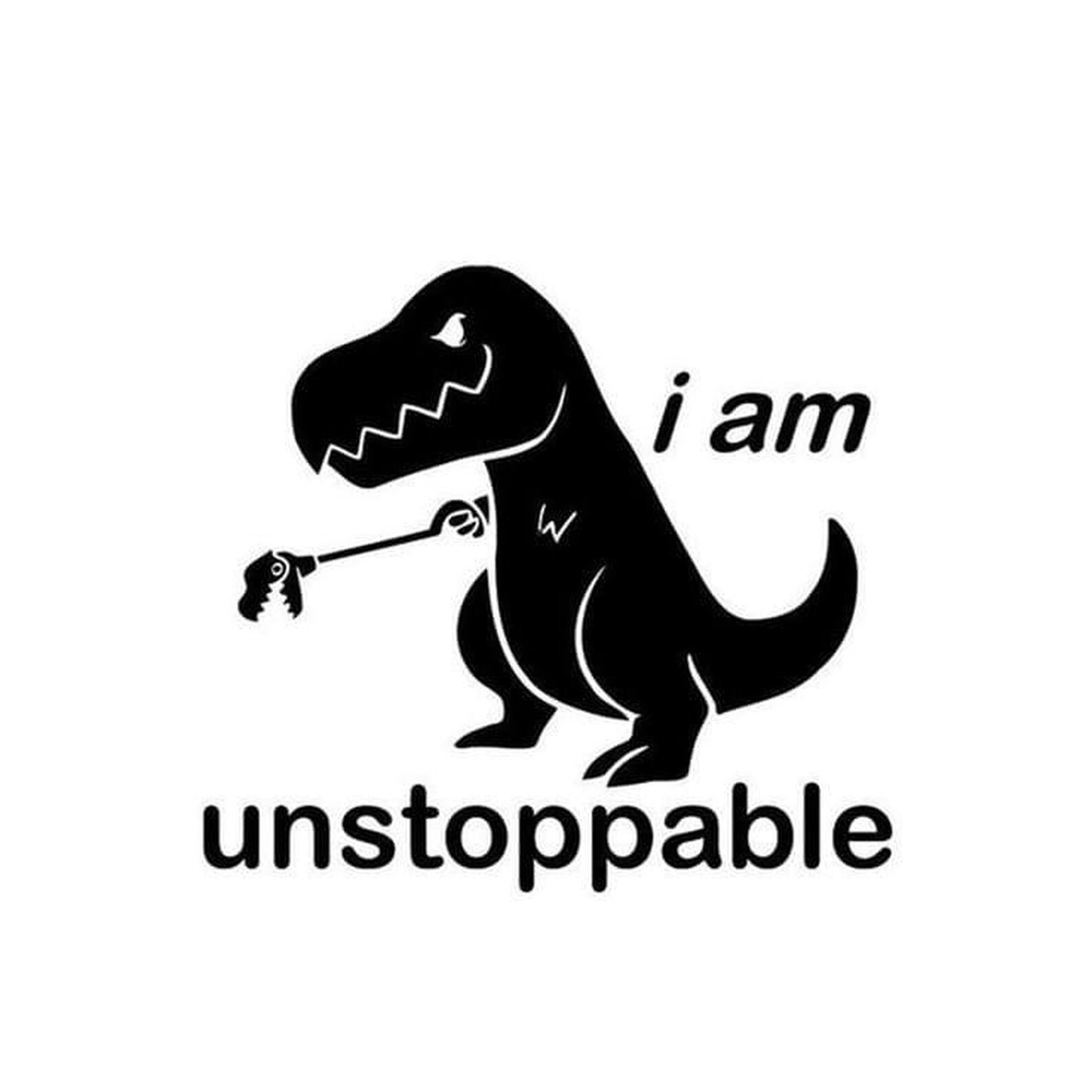 I Am Unstoppable Dinosaur SVG - Etsy