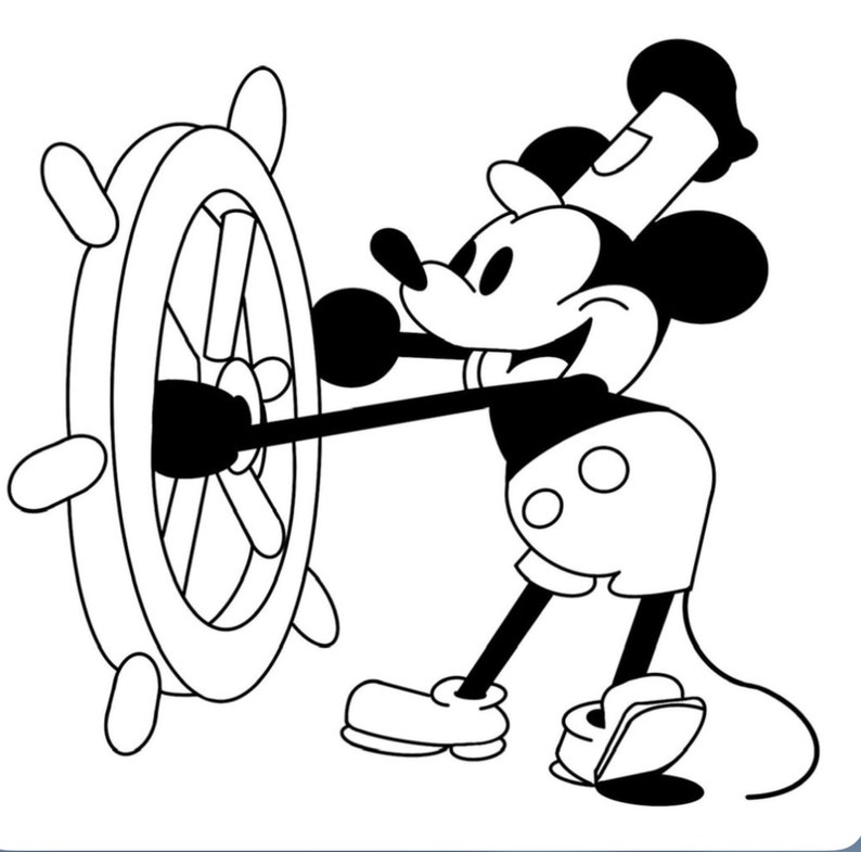 Steamboat Willie SVG - Etsy