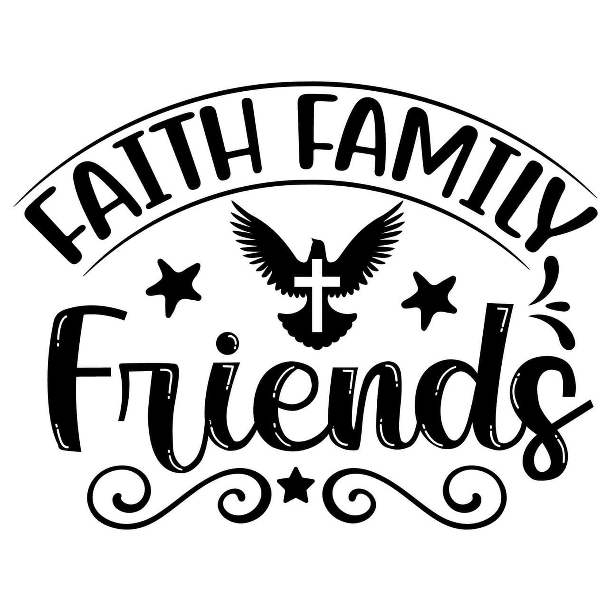 Faith Family Friends SVG - Etsy