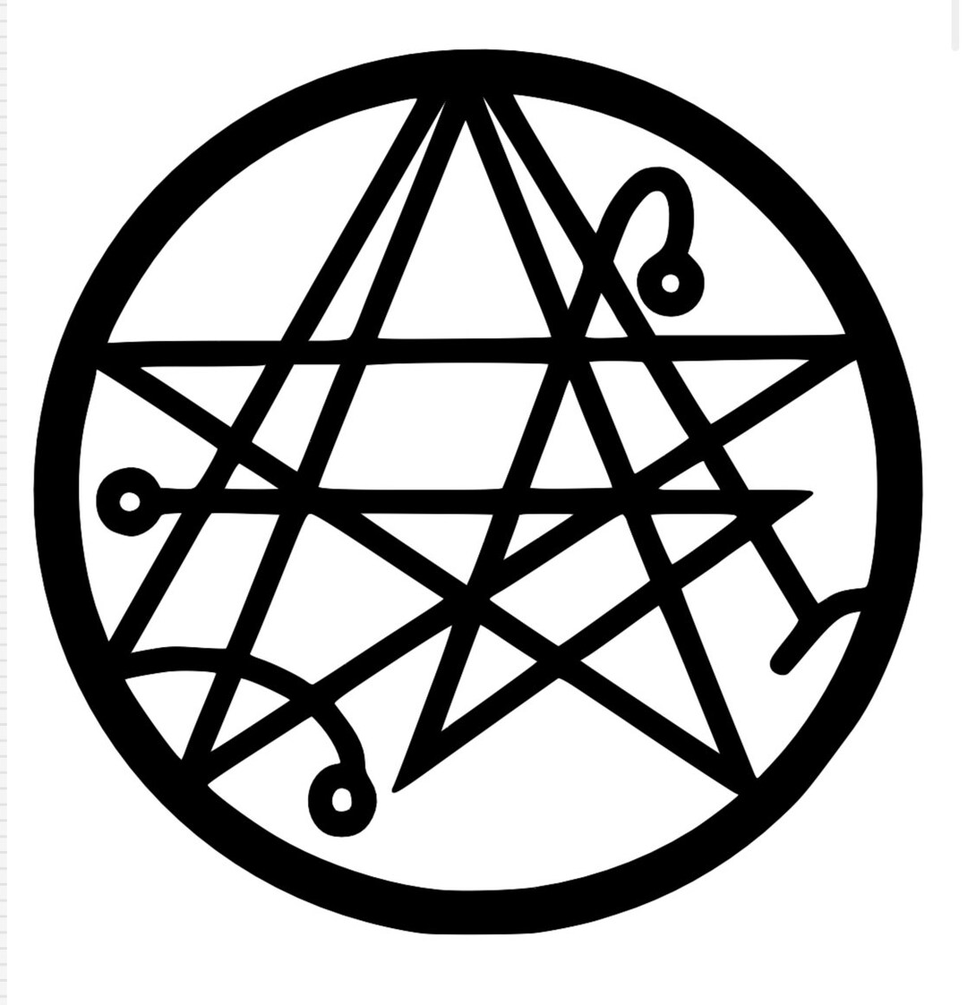 Necronomicon Symbol SVG - Etsy