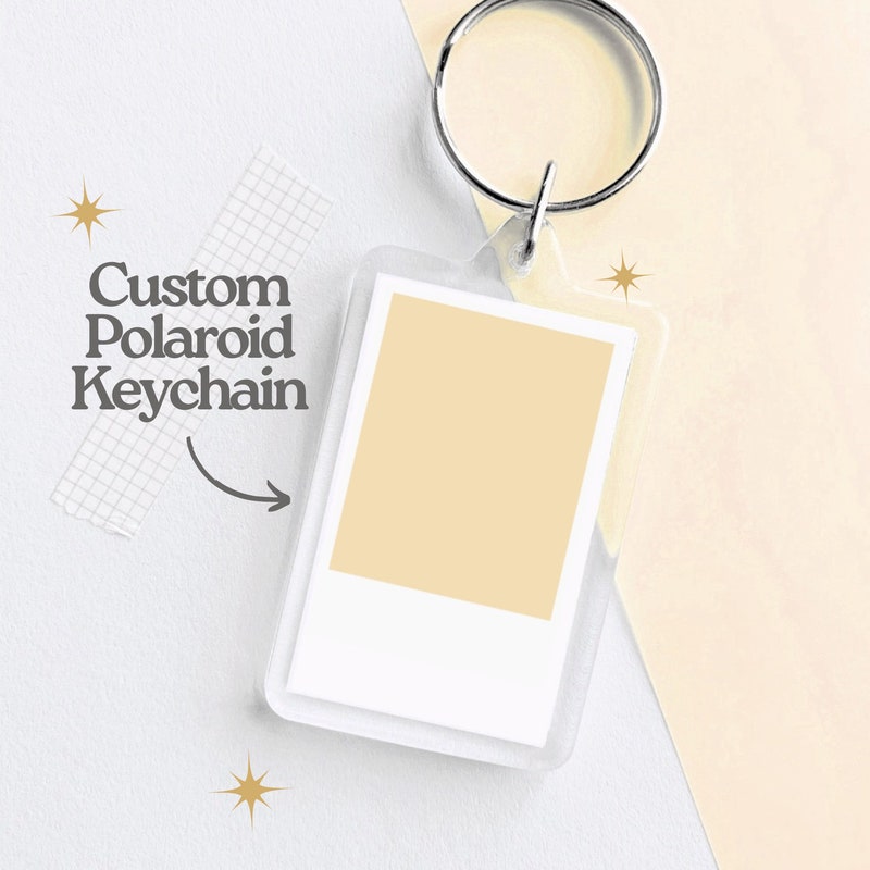 Mini Polaroid Keychain - Etsy