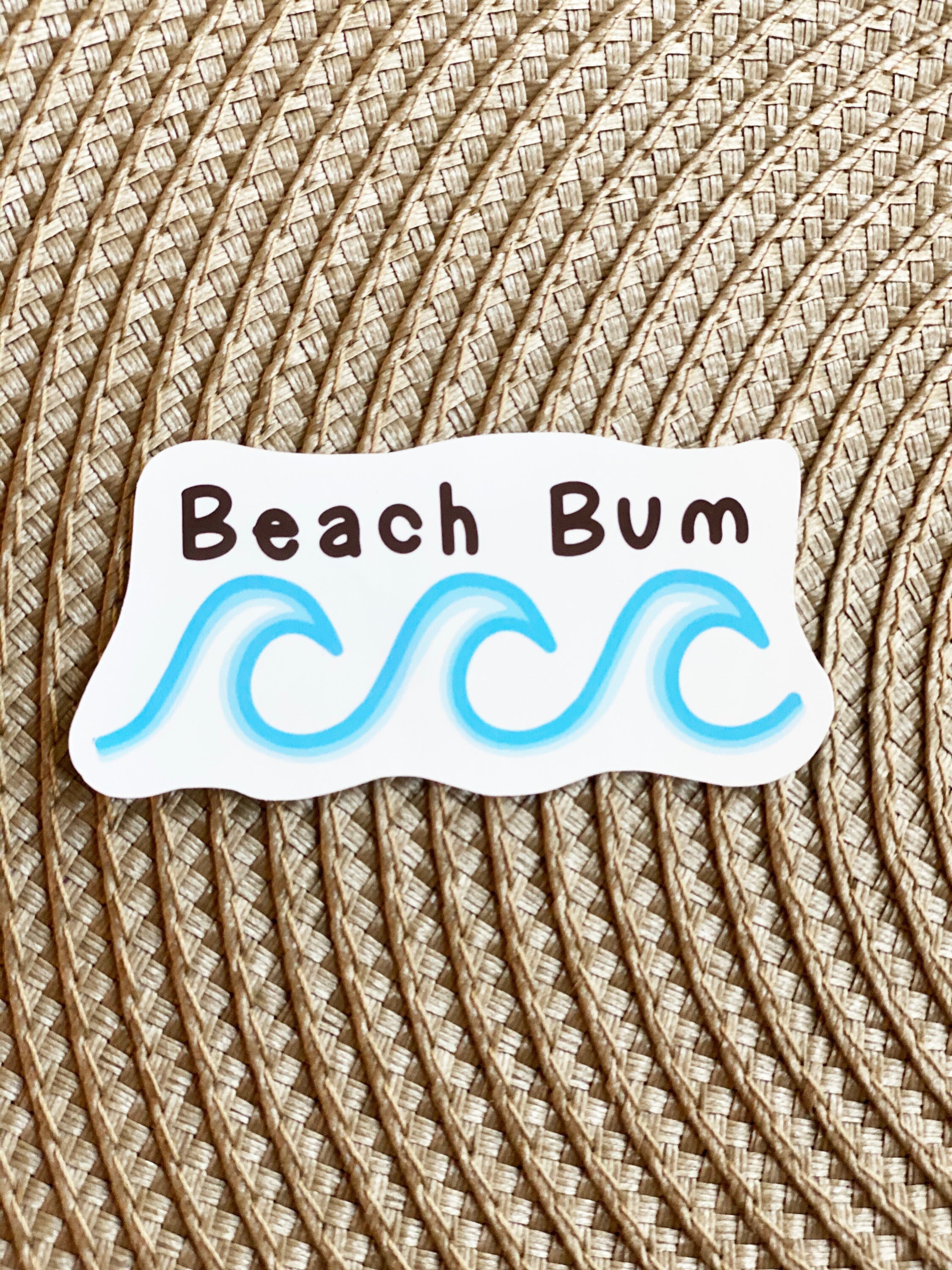 Beach Bum Sticker FREE SHIPPING 100% Waterproof | Etsy
