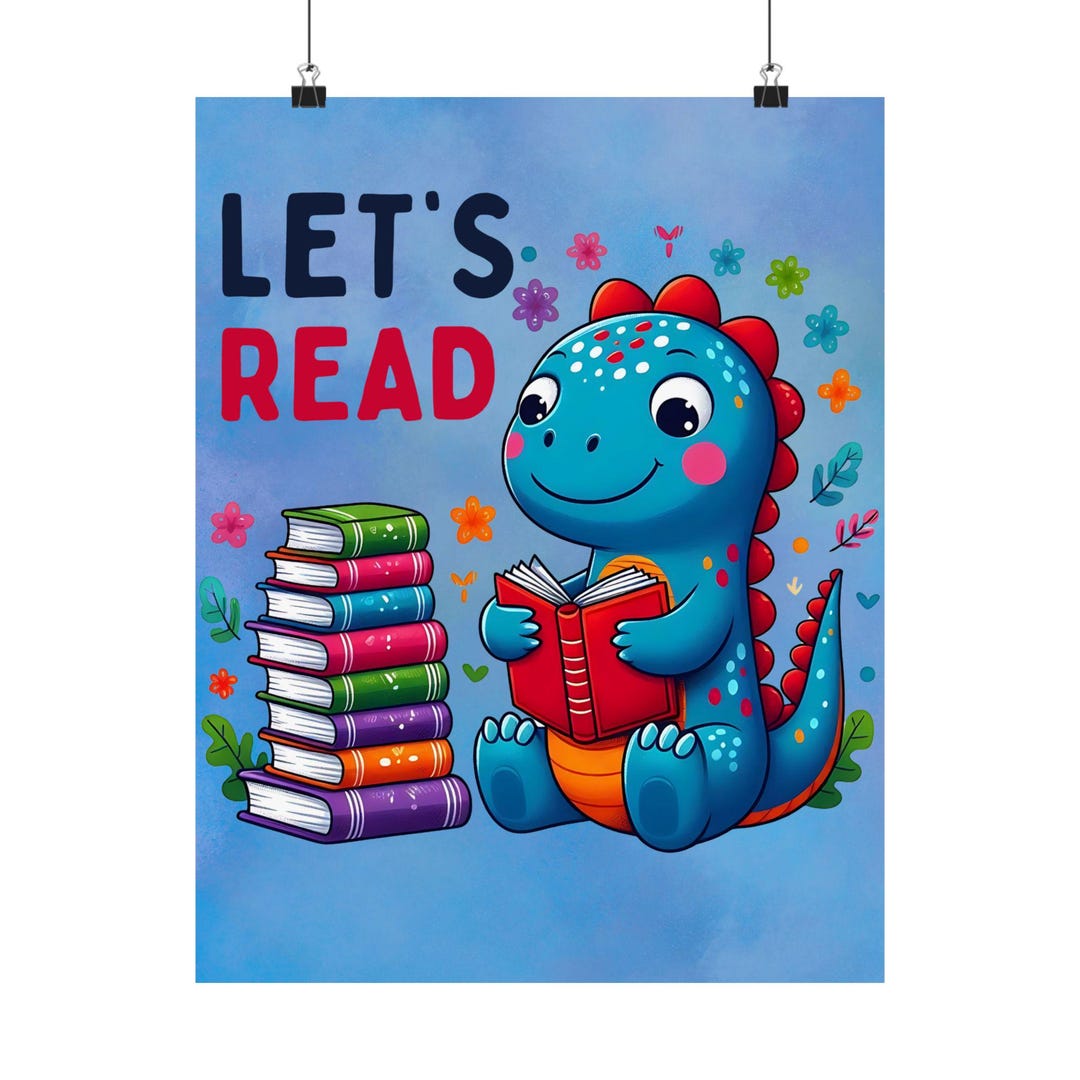 Kids Reading Poster, Reading Print Poster, Reading for Kids, Reading ...