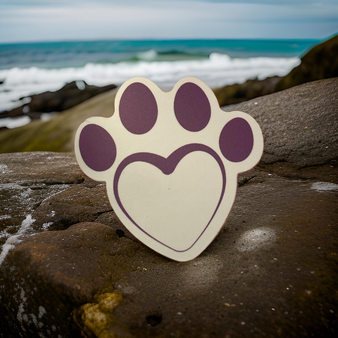 Paw Print Vinyl Sticker, Adventure Stickers for Water Bottles, Camping ...