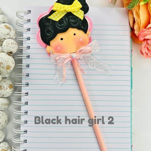 Handmade Kawaii Girl Pencil Toppers – EVA Foam Charms - Etsy