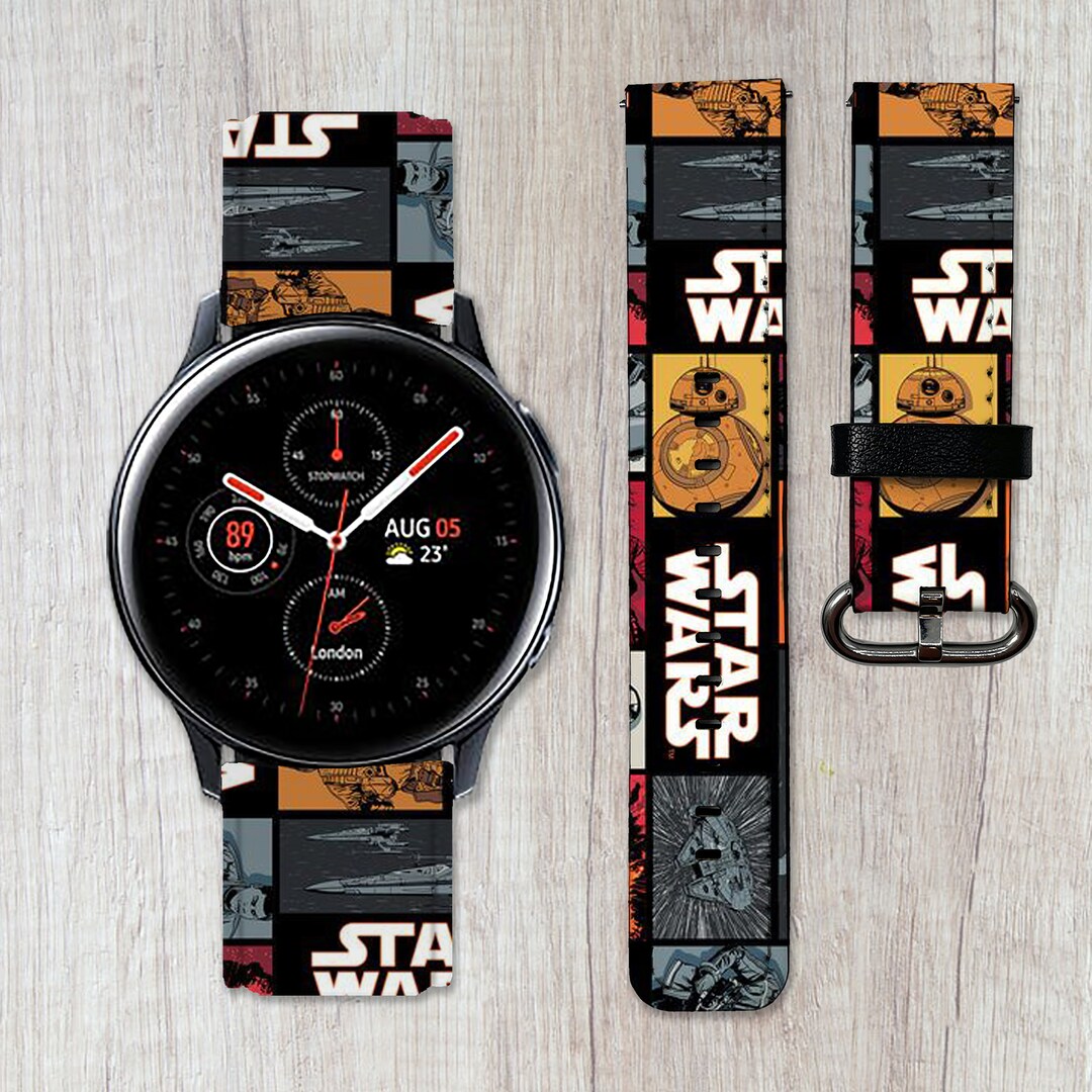 BB8 Galaxy Watch 3 4 5 6 7 Pro Band Star Wars Active 2 40 42 44 45 46 ...