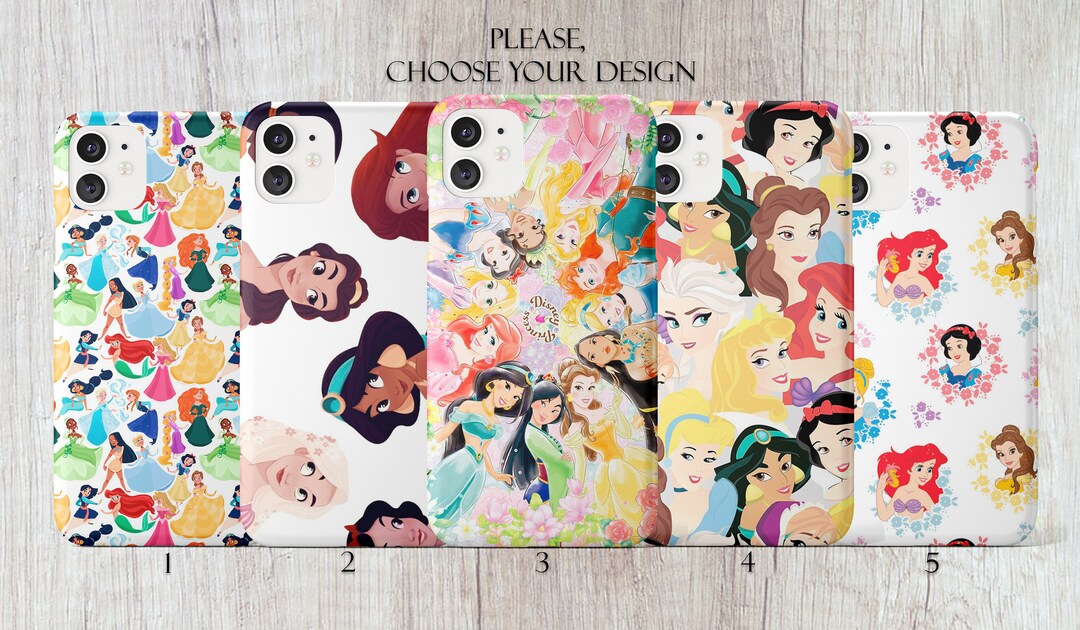 Disney Princess iPhone 16e 15 14 Case Galaxy S25 S24 Google Pixel 6 7 8 ...