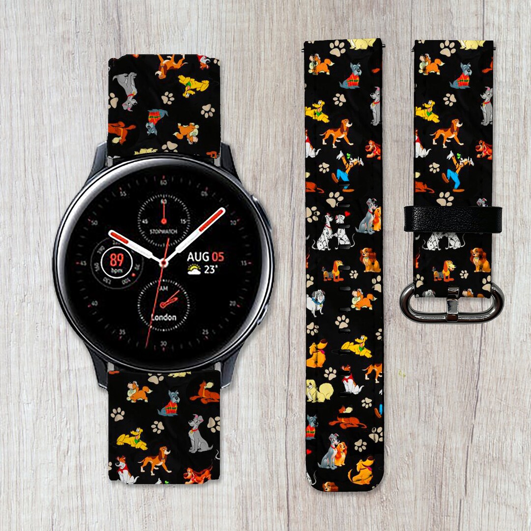 Dooney Dogs Galaxy Watch 3 4 5 6 7 Pro Band Disney Dogs Active 2 40 42 ...
