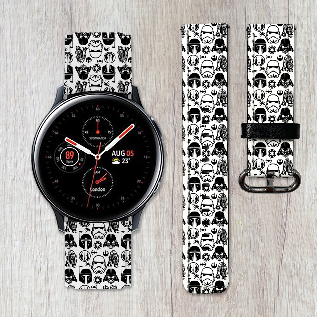 Star Wars Strap Galaxy Watch 3 4 5 6 7 Pro Stormtrooper Band Active 2 ...