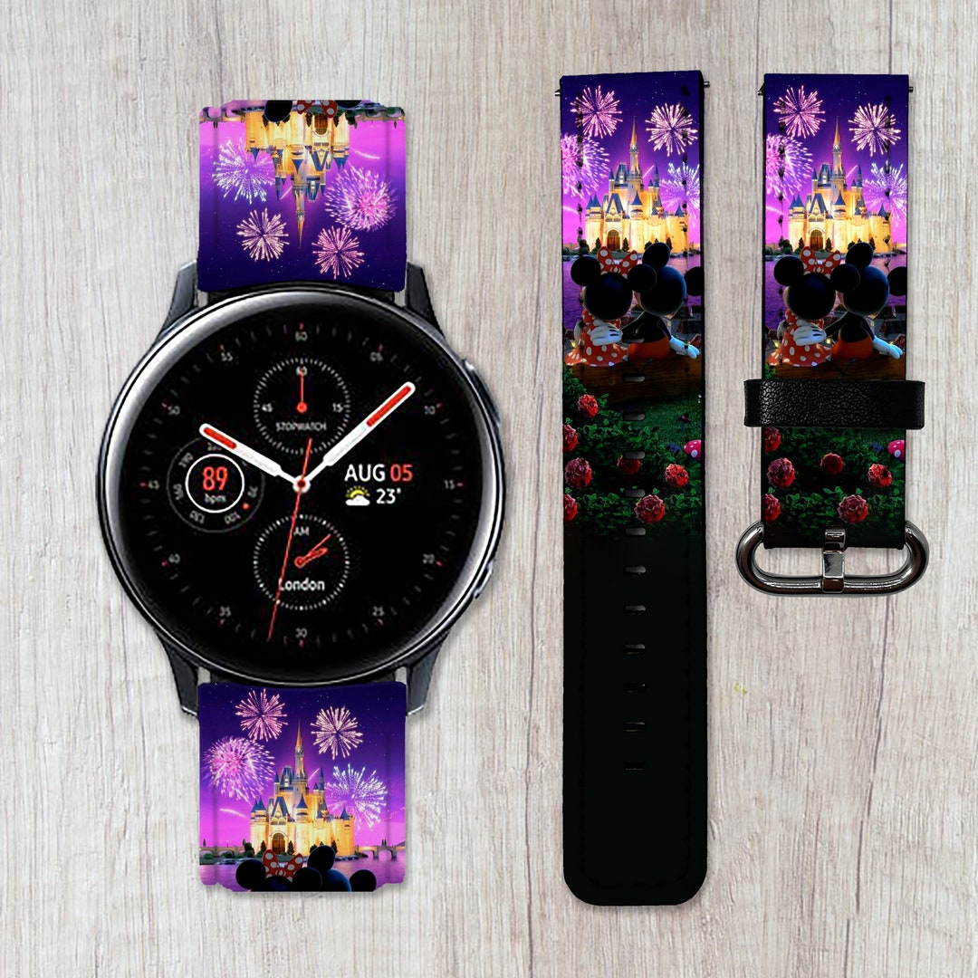 Minnie Mouse Galaxy Watch 3 4 5 6 Pro Band Disney Active 2 40 42 44 45 ...