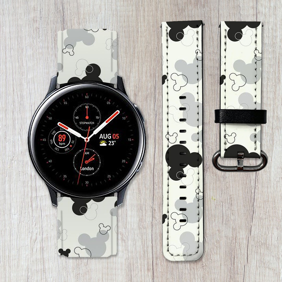 Mickey Mouse Galaxy Watch 3 4 5 6 7 Pro Band Disney Band Active 2 40 42 ...