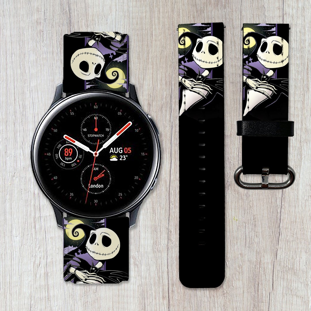 Galaxy Watch 3 4 5 6 7 Pro Nightmare Before Christmas Band Active 2 40 ...
