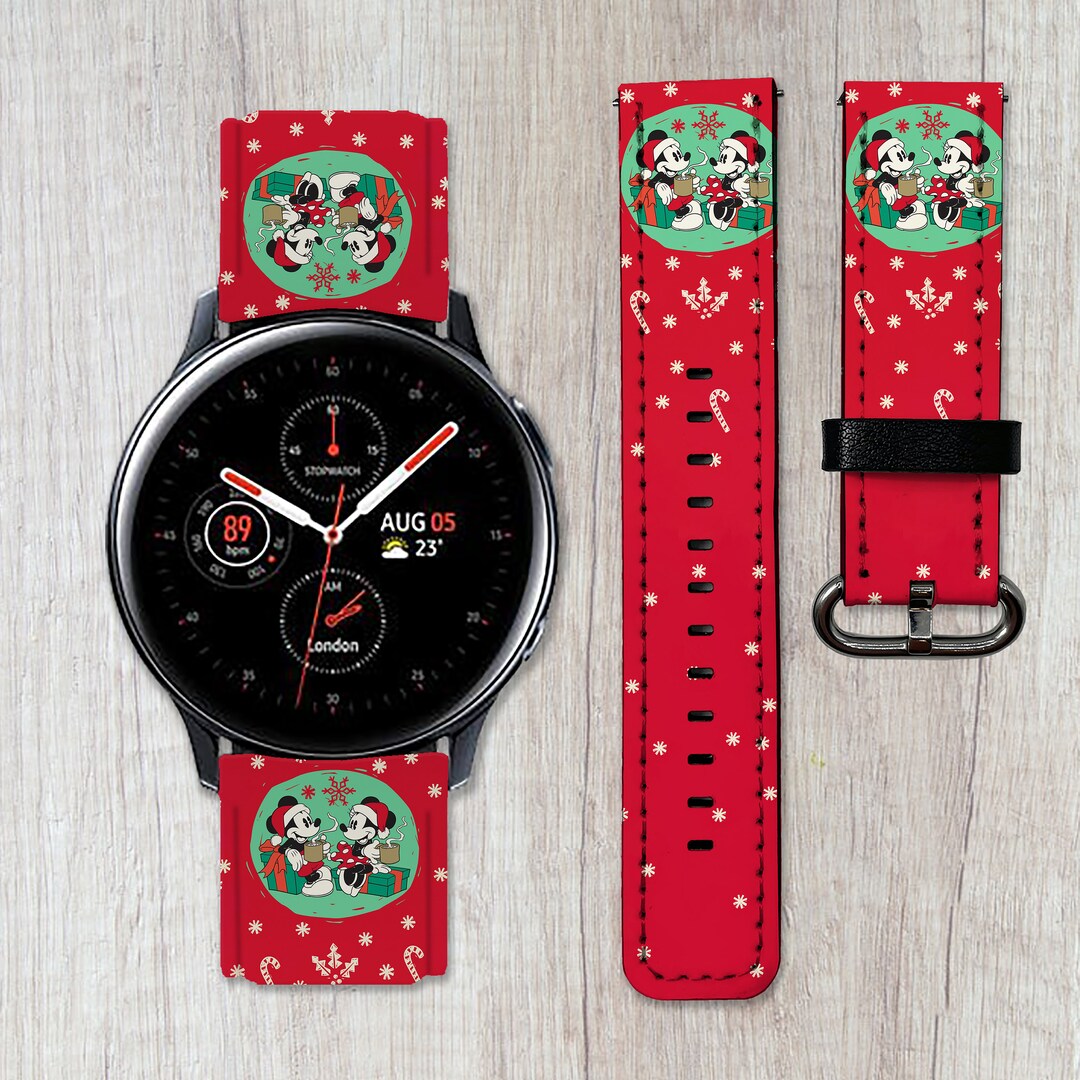 Mickey Mouse Galaxy Watch 3 4 5 6 7 Band Christmas Disney Active 2 40 ...