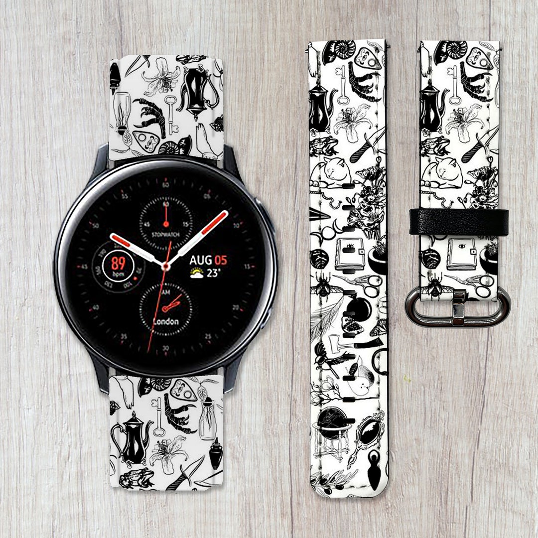 Halloween Galaxy Watch 3 4 5 6 7 Pro Band Witchcraft Active 2 40 42 44 ...