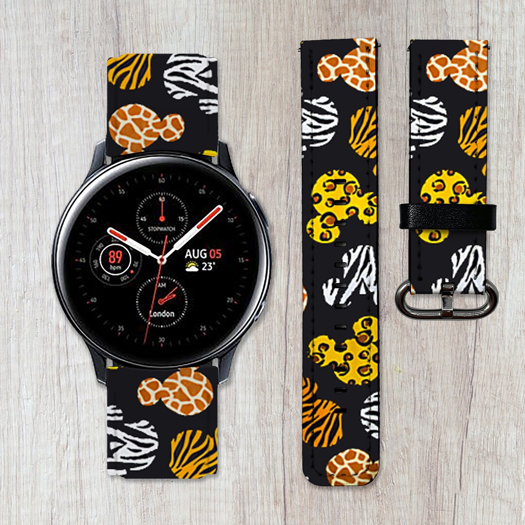 Galaxy Watch 3 4 5 6 7 Pro Disney Strap Active 2 40 42 44 45 46 PU ...