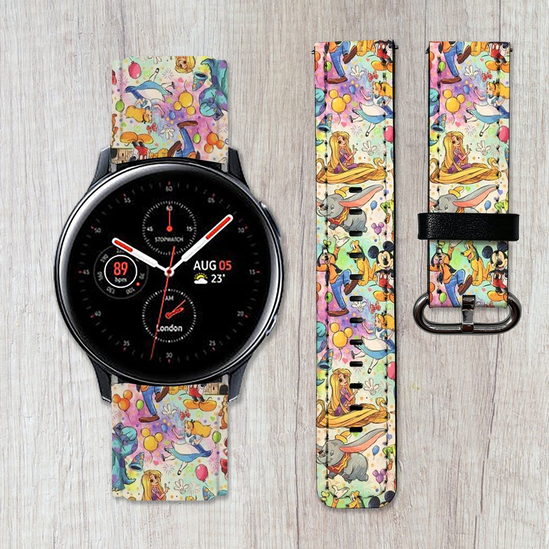 Disneyland Galaxy Watch 3 4 5 6 7 Pro Mickey Mouse Active 2 40 42 44 45 ...
