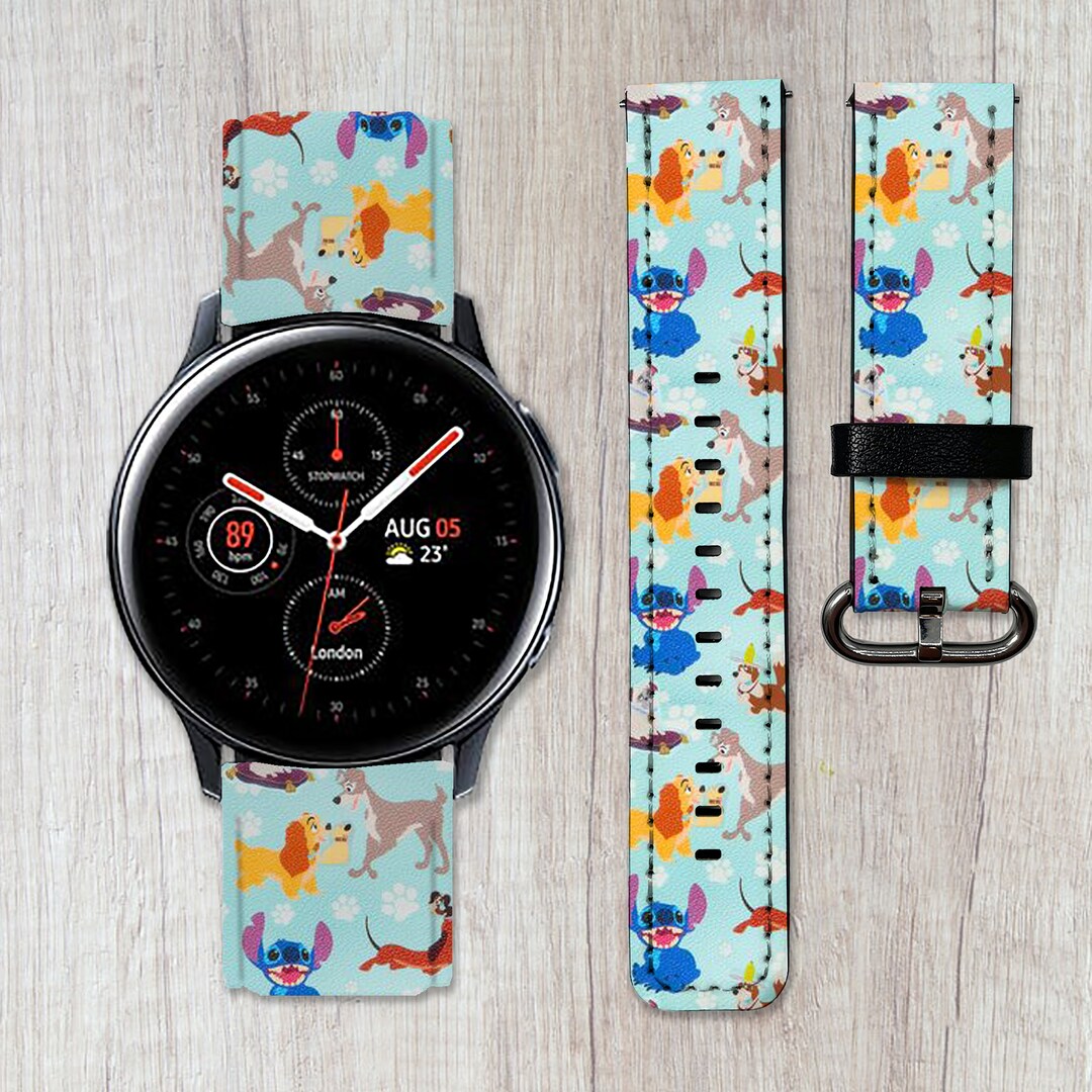 Disney Dogs Galaxy Watch 3 4 5 6 Pro Band Disney Active 2 40 42 44 45 ...