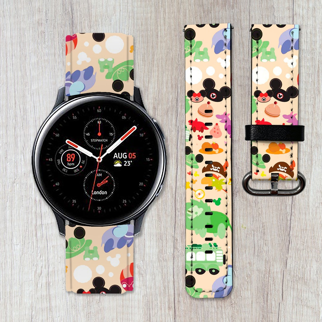 Disney Galaxy Watch 3 4 5 6 7 Pro Band Mickey Mouse Band Active 2 40 42 ...