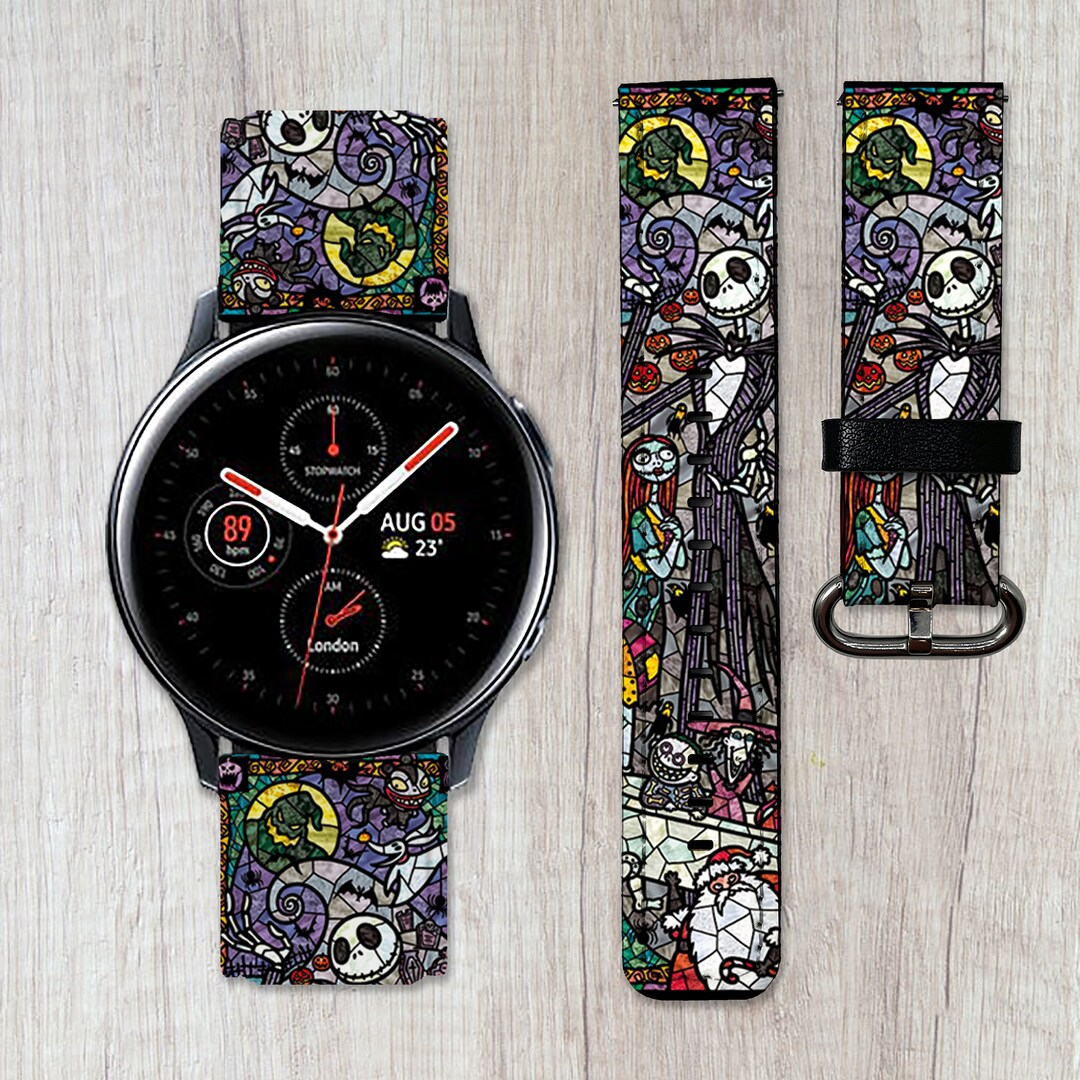 Nightmare Before Christmas Galaxy Watch 3 4 5 6 7 Pro Disney Active 2 ...