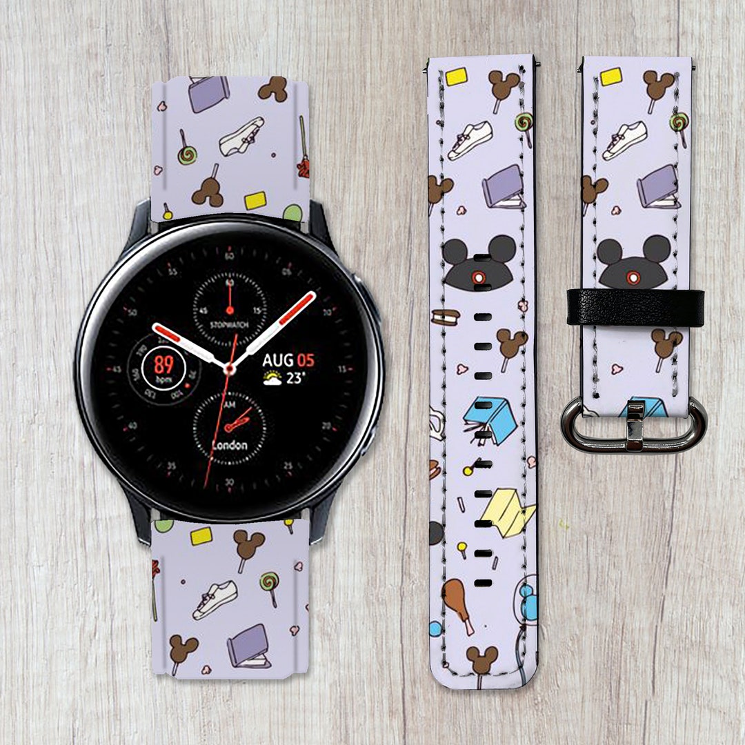 Disneyland Galaxy Watch 3 4 5 6 7 Pro Mickey Mouse Active 2 40 42 44 45 ...