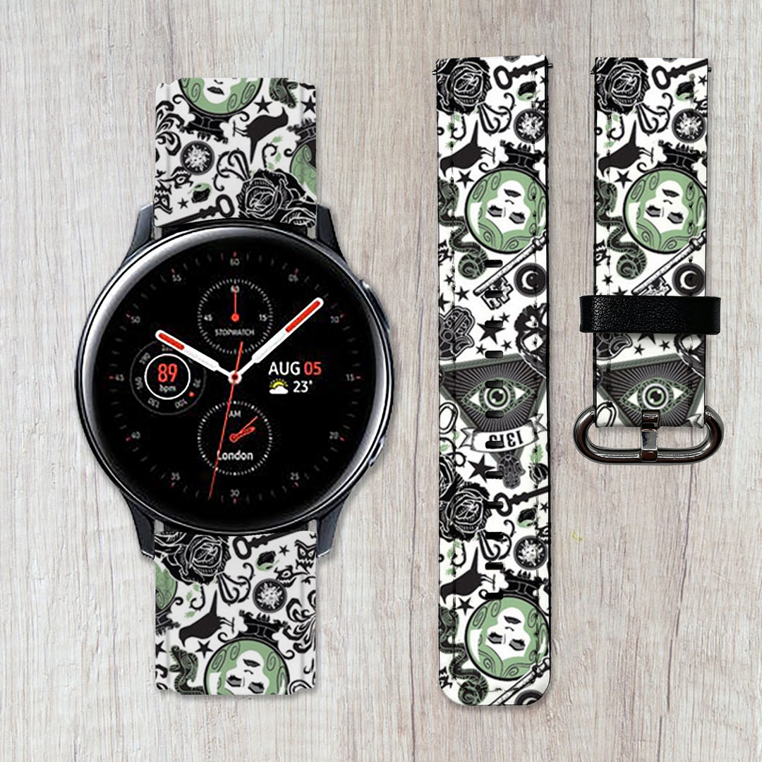 Galaxy Watch 3 4 5 6 Pro Haunted Mansion Band Active 2 40 42 44 45 46 ...