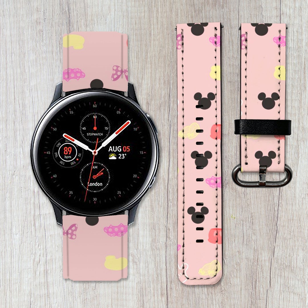Montre Galaxy Galaxy Watch 3 4 5 6 7 Pro Disney Bracelet Actif 2 40 42 ...