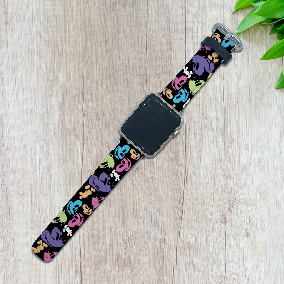 Mickey Mouse Apple Watch Ultra Band 38 40 42 44 Mm Band for - Etsy