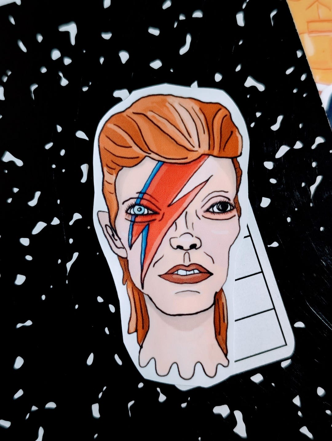 David Bowie Bust Portrait Sticker - Etsy