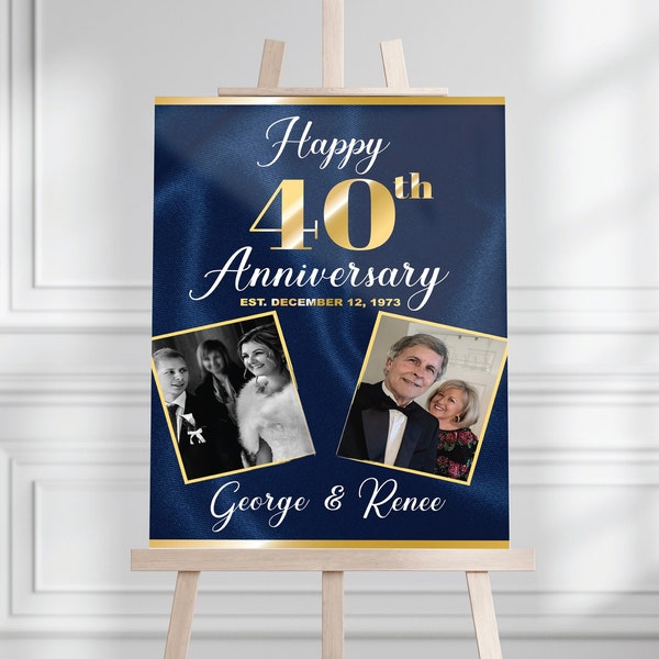 Anniversary Sign - Etsy