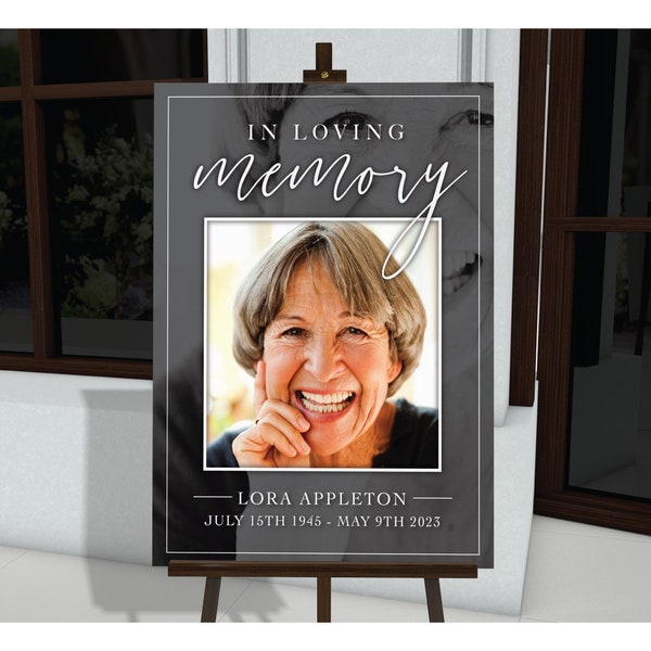 Funeral Welcome Sign - Etsy