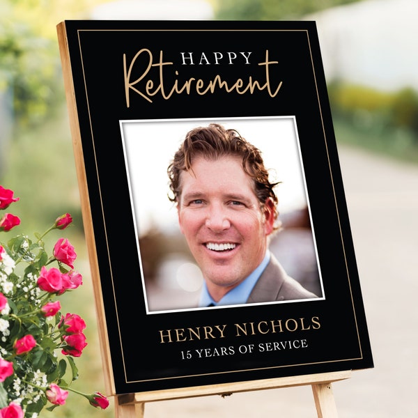 Retirement Yard Sign - Etsy