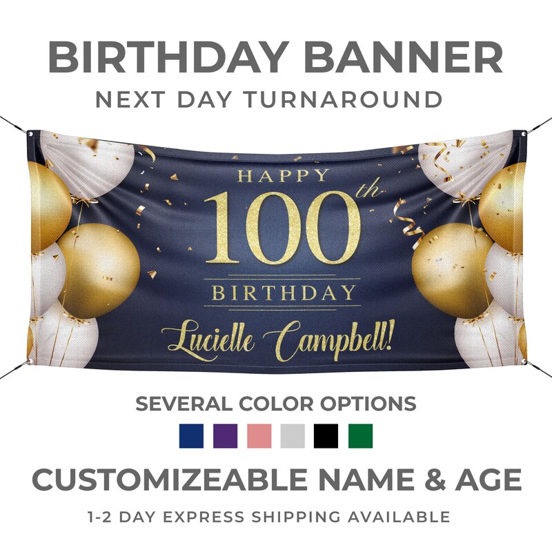 Birthday Banners - Etsy
