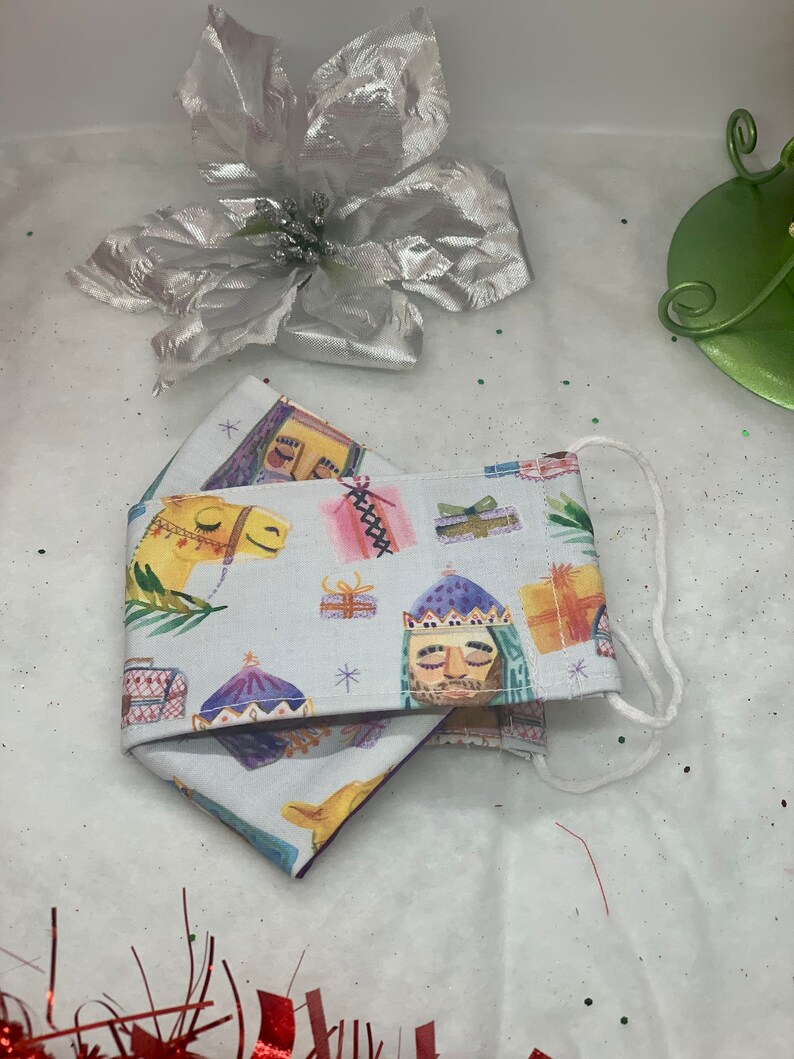 Three Wise Mens Three Kings Christmas Face Mask 3d 100% - Etsy