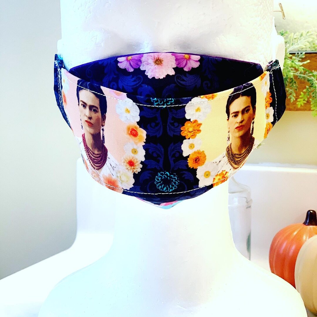 Frida Kahlo Face Mask 3d 100% Cotton Washable - Etsy