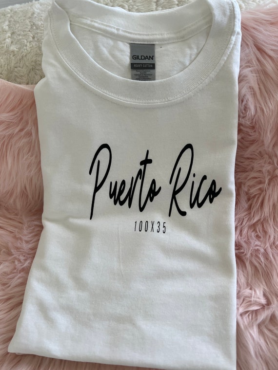 Puerto Rico Graphics T-shirts Boricua T-shirts 100x35 Puerto | Etsy