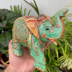 Natural Aventurine Elephant- Christmas Gift- Gemstone Elephant ...