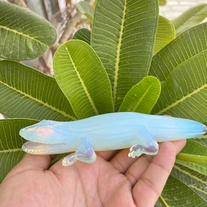 Opal Crocodile- Gemstone Animals- Carved Animals Crystal - Etsy