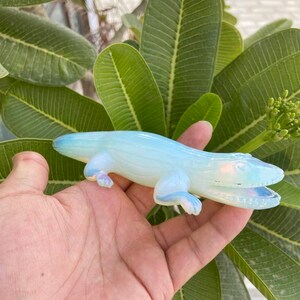 Opal Crocodile- Gemstone Animals- Carved Animals Crystal - Etsy