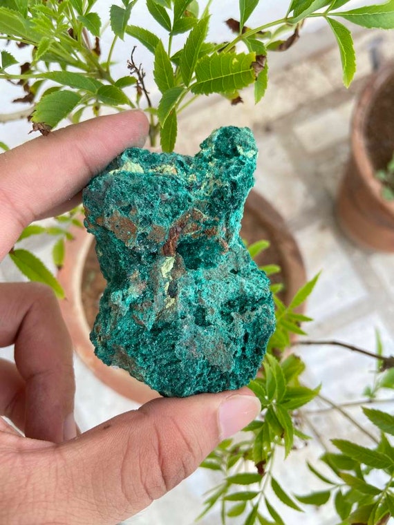 Raw Malachite Stone Malachite Rough Healing Crystals Chakra - Etsy