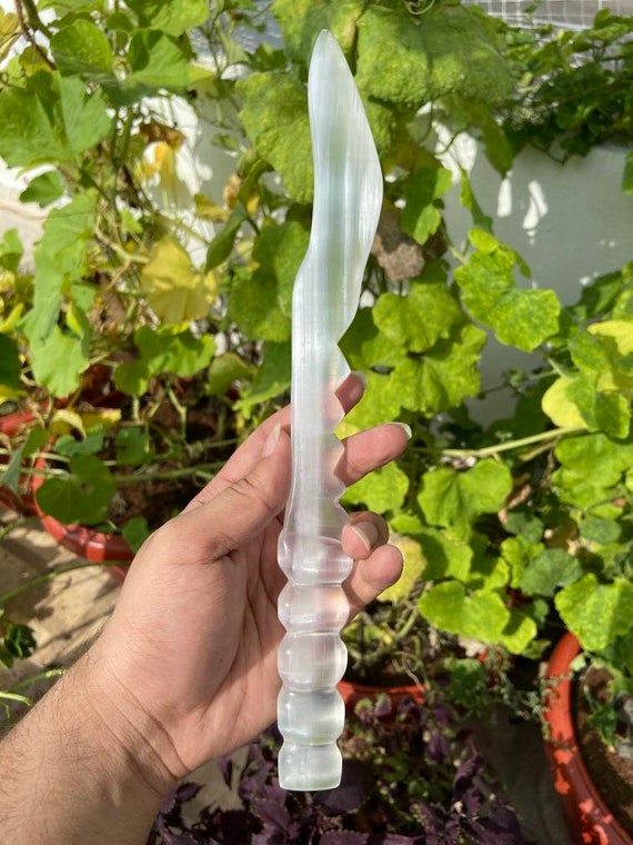 Selenite Sword Crystal Sword Selenite Crystal Home Decor - Etsy