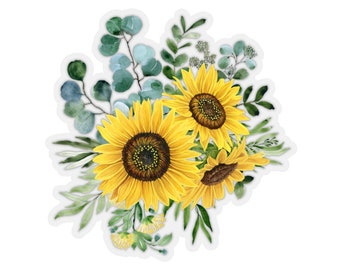 Sunflower Stickers Journal and Planner Stickers Sunflowers - Etsy
